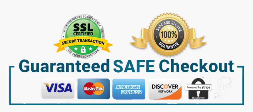 Guaranteed Safe Checkout Png, Transparent Png , Transparent Png Image ...