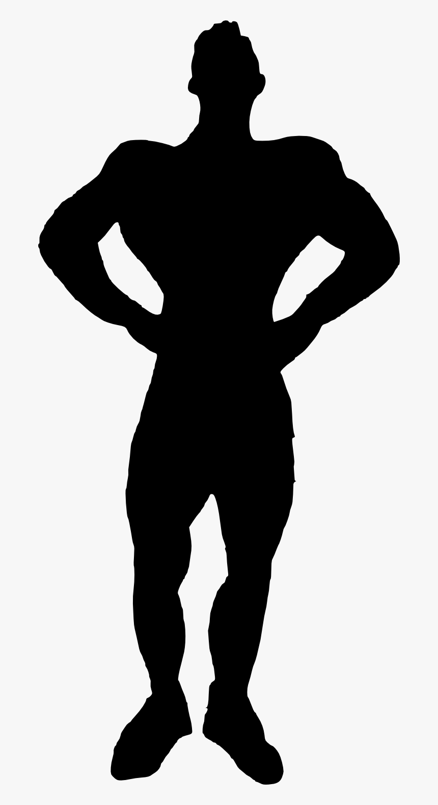 Silhouette Muscle Computer Icons Clip Art - Muscle Silhouette Png ...