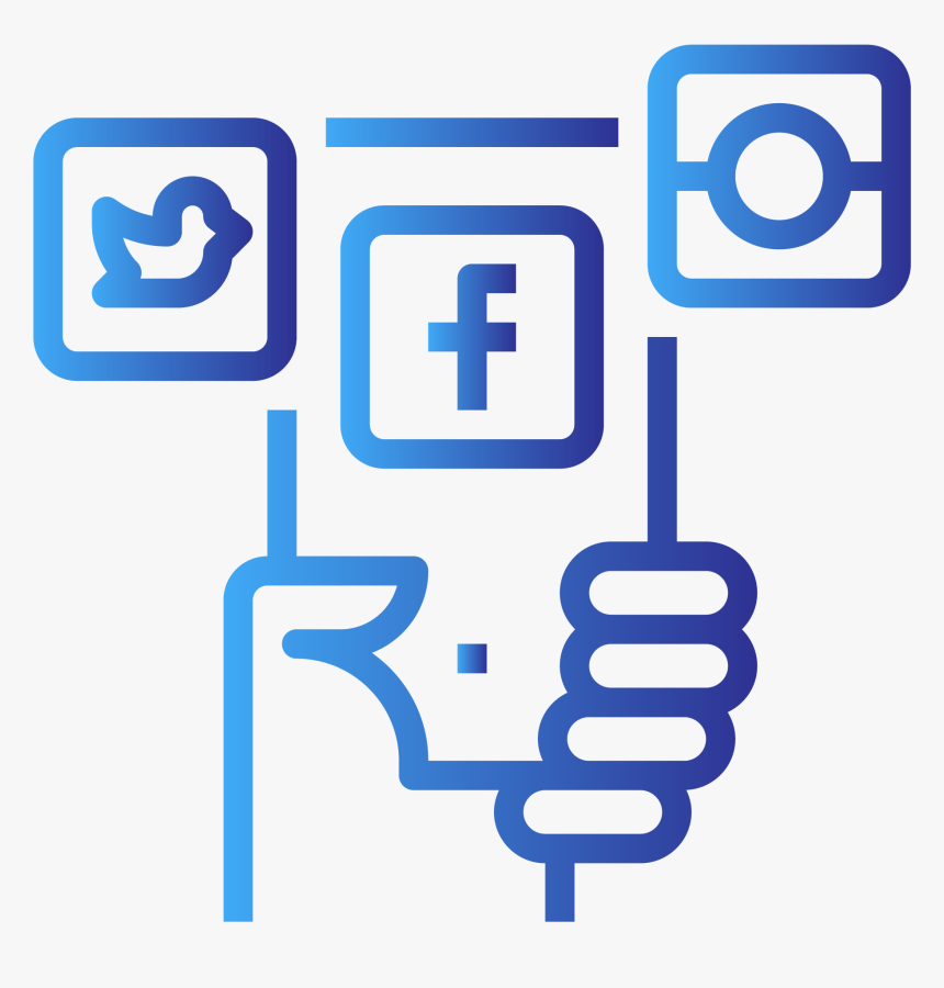 Social Media Marketing - Social Media Management Icon, HD Png Download ...