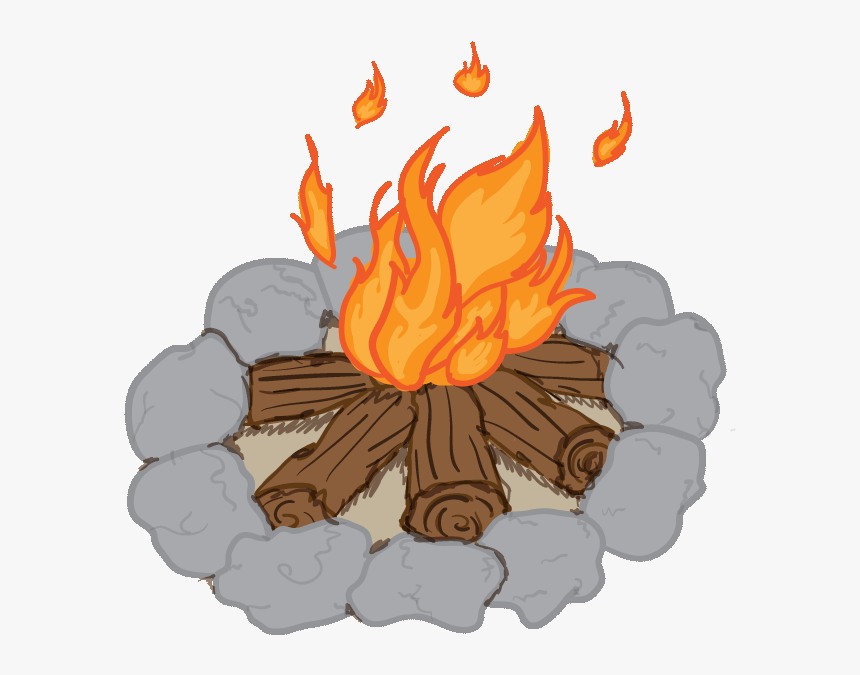 Lord Of The Flies Fire Cartoon, HD Png Download , Transparent Png Image ...