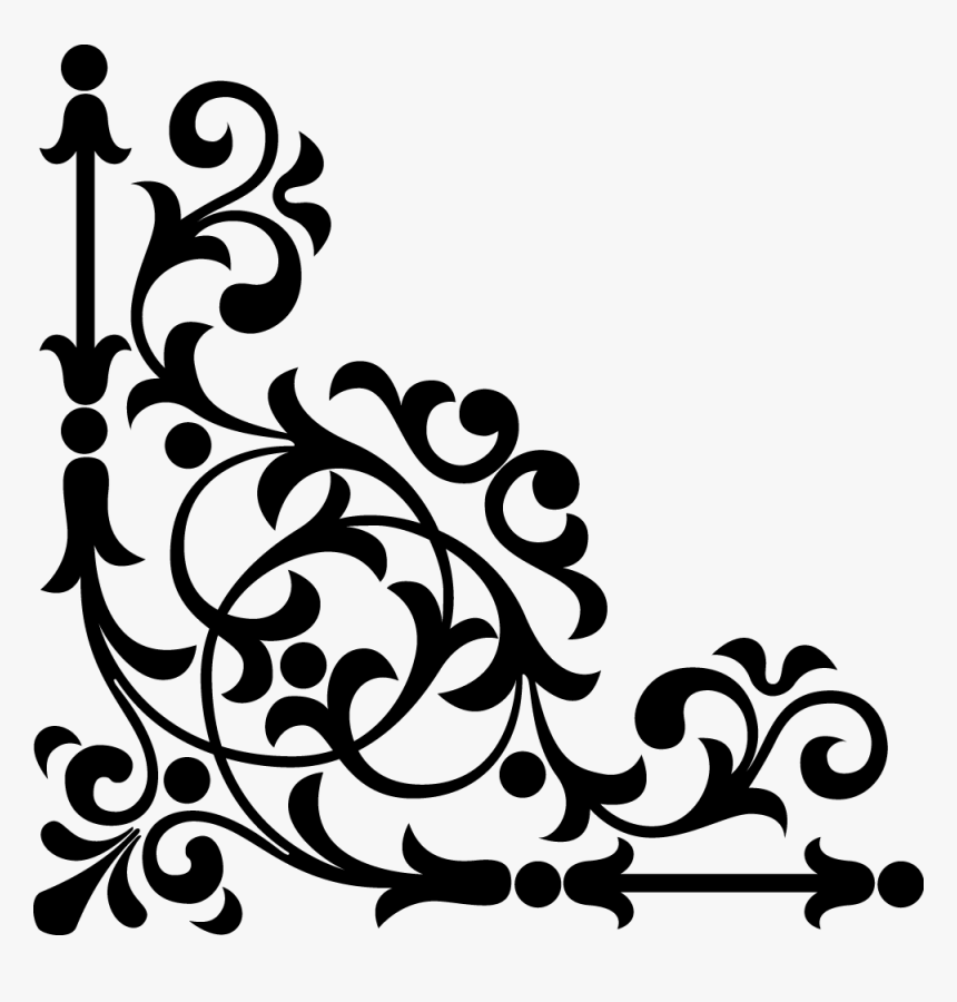 Bottom Left Corner Border, HD Png Download , Transparent Png Image ...