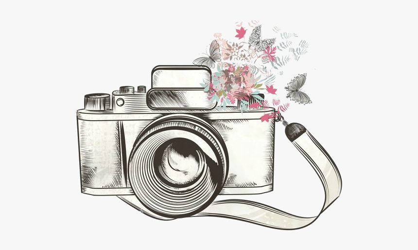 Camera Drawing, HD Png Download , Transparent Png Image - PNGitem