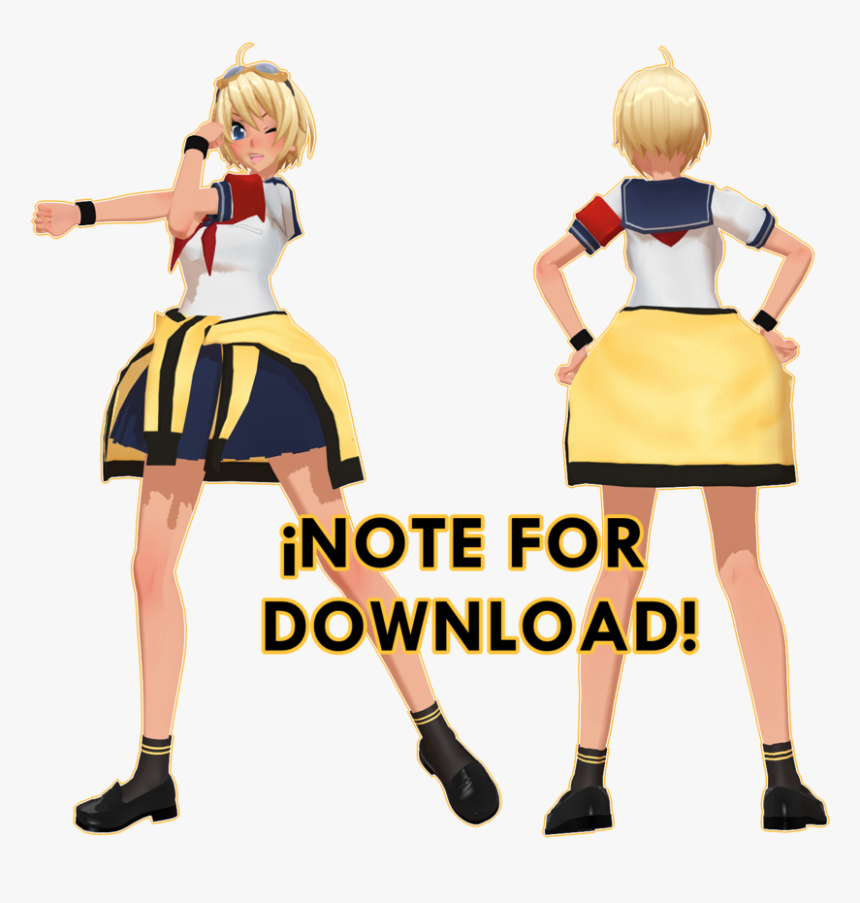 Mmd Asu Rito Dl, HD Png Download , Transparent Png Image - PNGitem