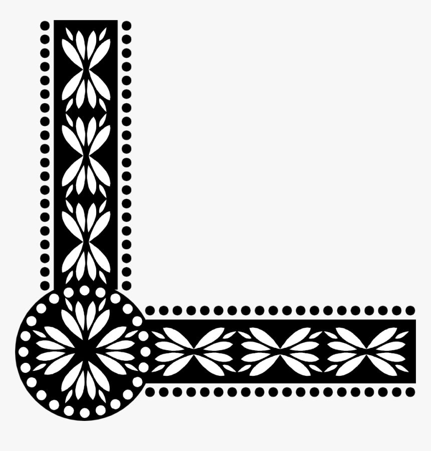 Black And White Corner Clipart - Corner Borders Clipart Black And White ...