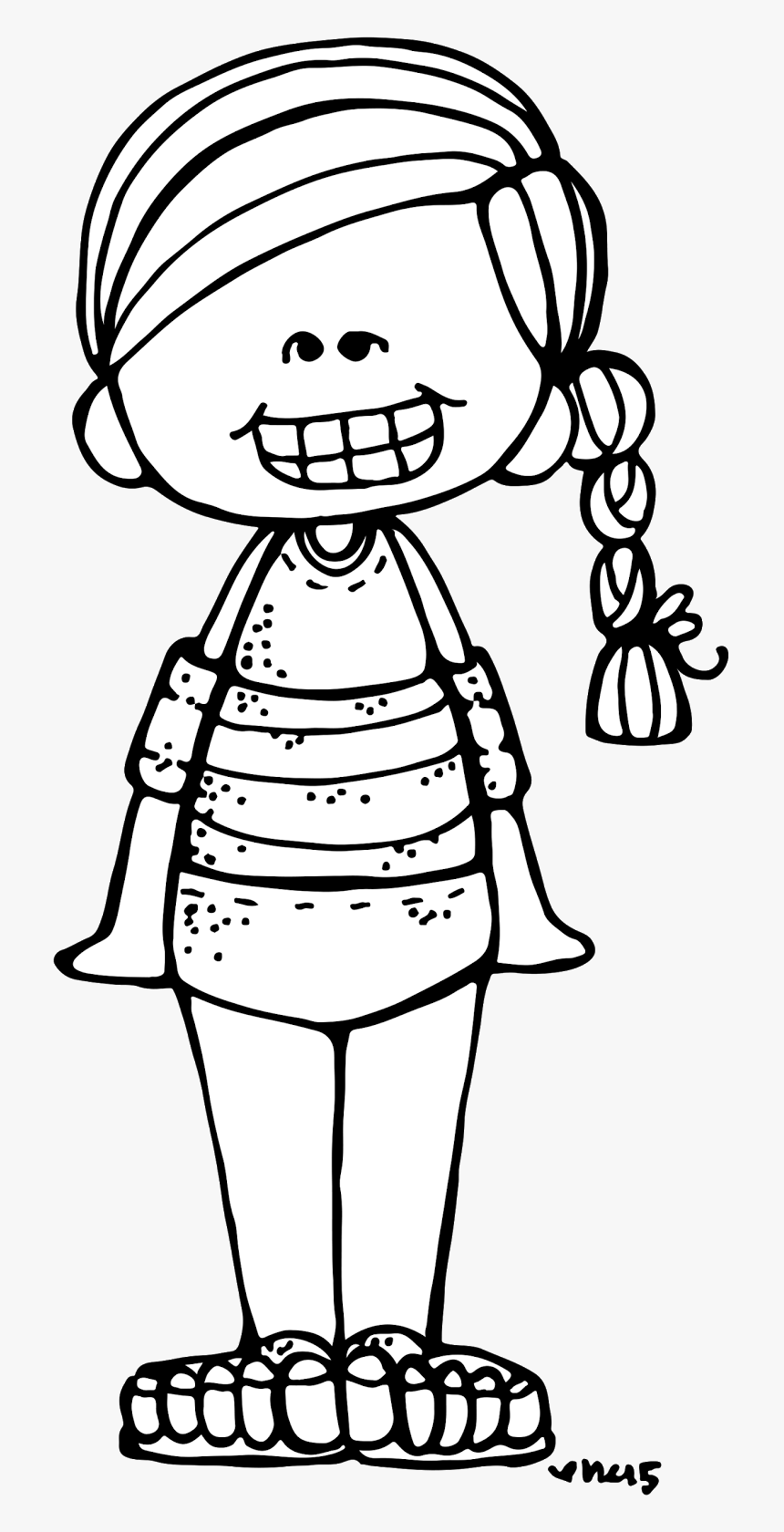 Black And White Melonheadz Clip Art School, HD Png Download ...