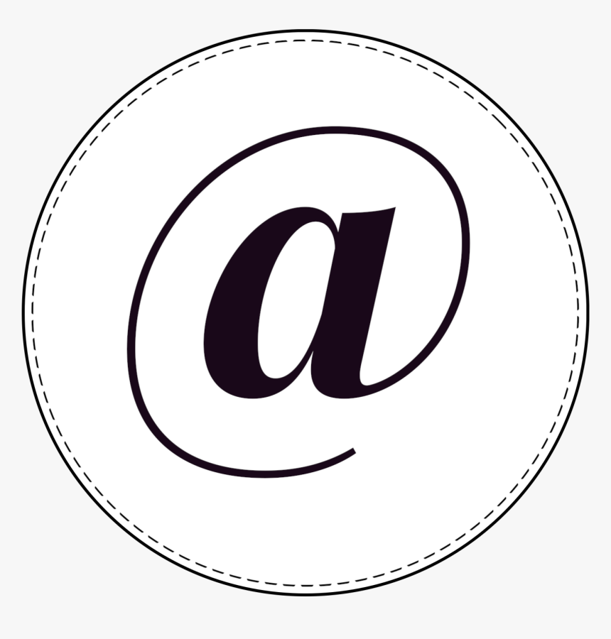 Circle Banner @ At Sign - Circle, HD Png Download , Transparent Png ...