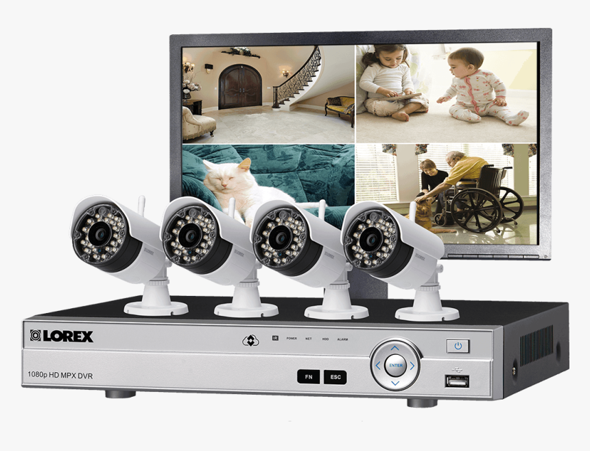 Cctv Camera With Monitor, HD Png Download , Transparent Png Image - PNGitem
