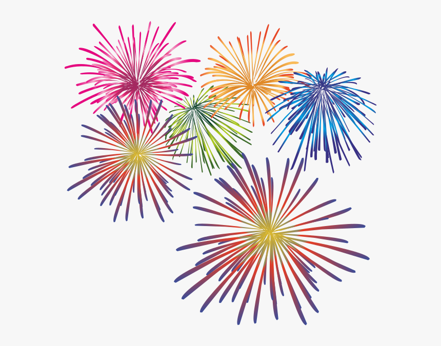 Fireworks - Transparent 4th Of July Fireworks, HD Png Download ...