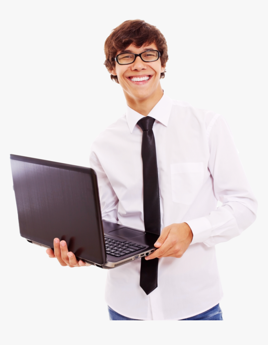 Laptop With Boy Png, Transparent Png , Transparent Png Image - PNGitem