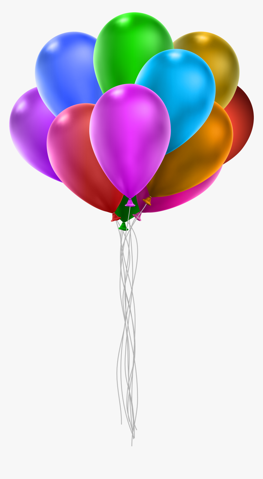 Balloon Bunch Transparent Png Clip Art Image - Transparent Background ...