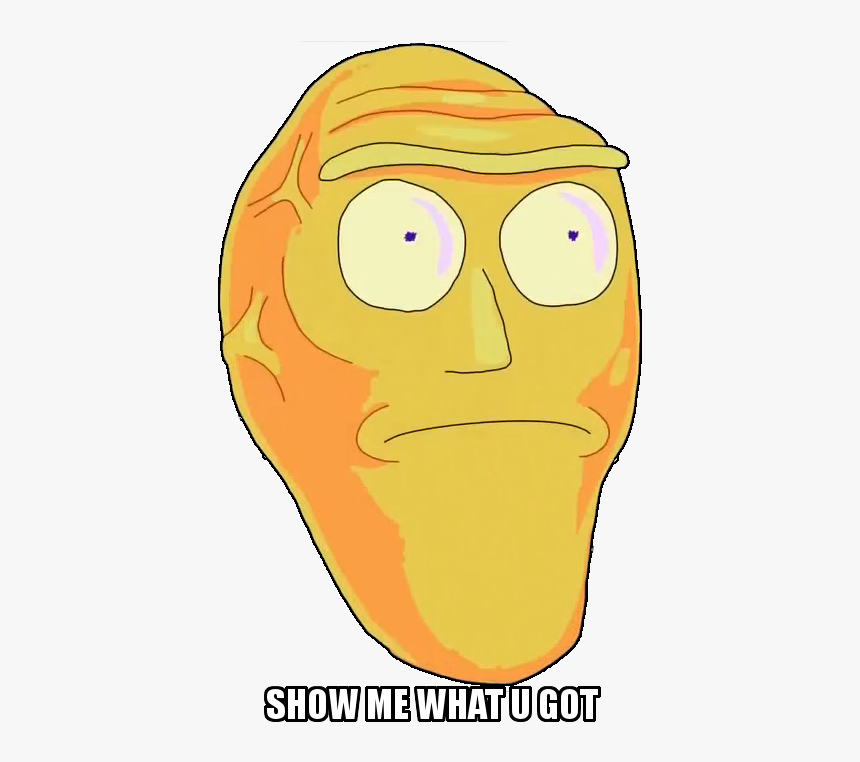 Head From Rick And Morty, HD Png Download , Transparent Png Image - PNGitem