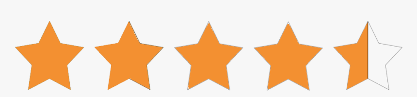 Transparent Background 4.6 Stars, HD Png Download , Transparent Png ...