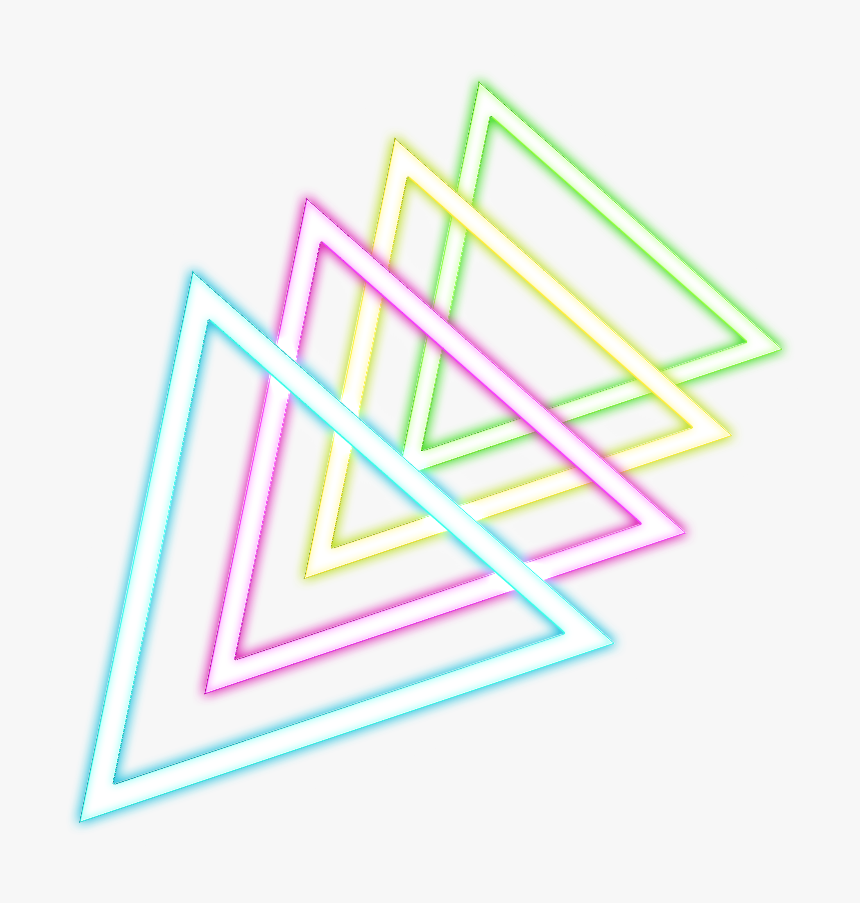 T⃤ r⃤ i⃤ a⃤ n⃤ g⃤ l⃤ e⃤ - Neon Light Triangle Hd Png, Transparent Png ...