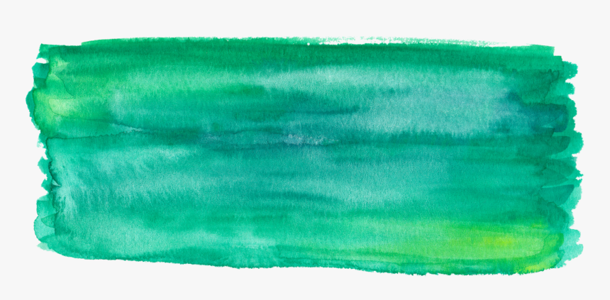 Green Watercolor Swashes Free, HD Png Download , Transparent Png Image ...