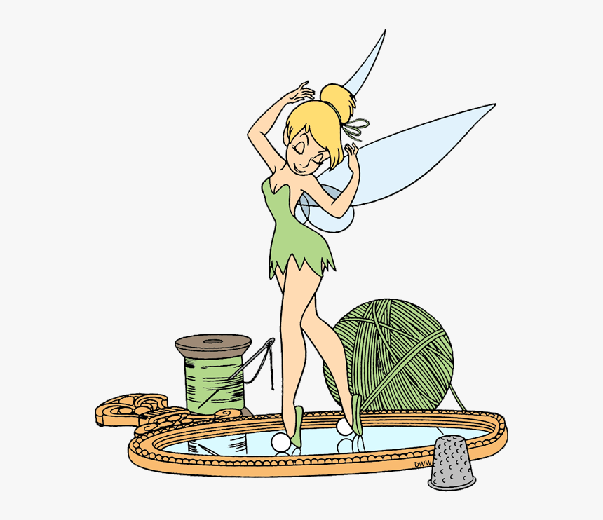 Tinkerbell Mirror Coloring Pages, HD Png Download , Transparent Png ...
