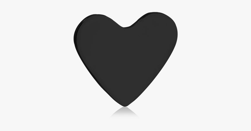 Solid Black Heart Clipart