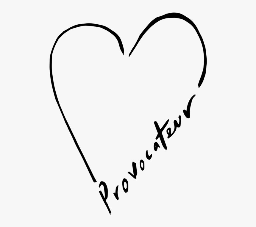 Provocateur Logo Black Small - Heart, HD Png Download , Transparent Png ...