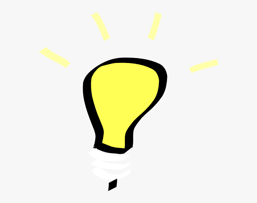 Thinking Light Bulb Png Clipart , Png Download, Transparent Png ...