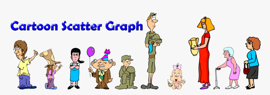 Cartoon Scatter Graph - Scatter Plot Cartoon, HD Png Download ...