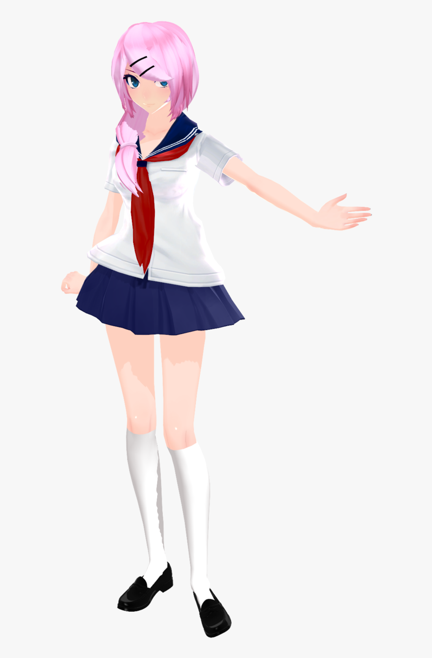 Mmd Yandere Simulator Oc, HD Png Download , Transparent Png Image - PNGitem