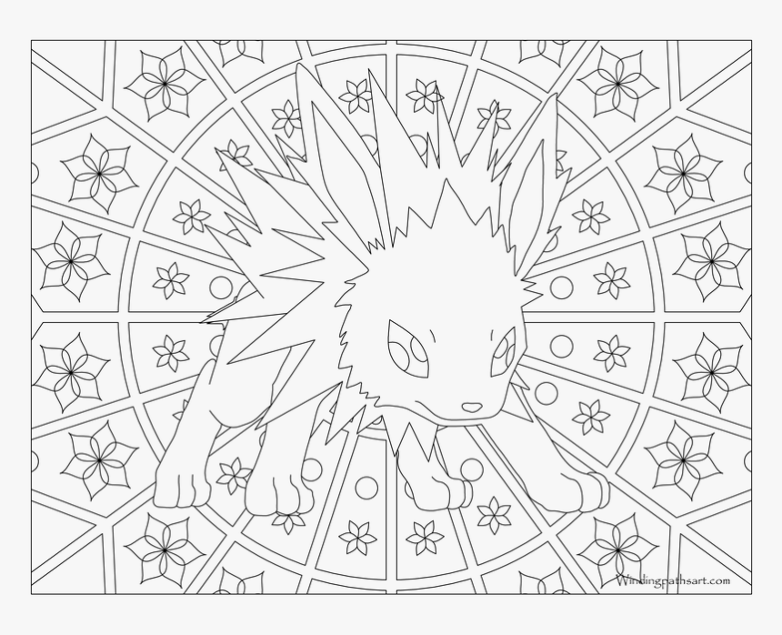 Pokemon Colouring Page, HD Png Download , Transparent Png Image - PNGitem