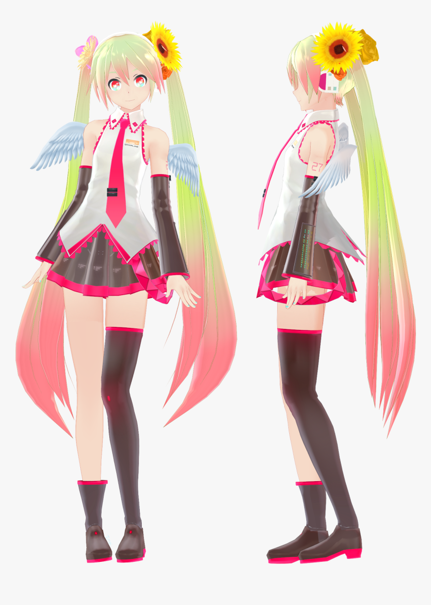 Mmd Vocaloid Model Dl, HD Png Download , Transparent Png Image - PNGitem