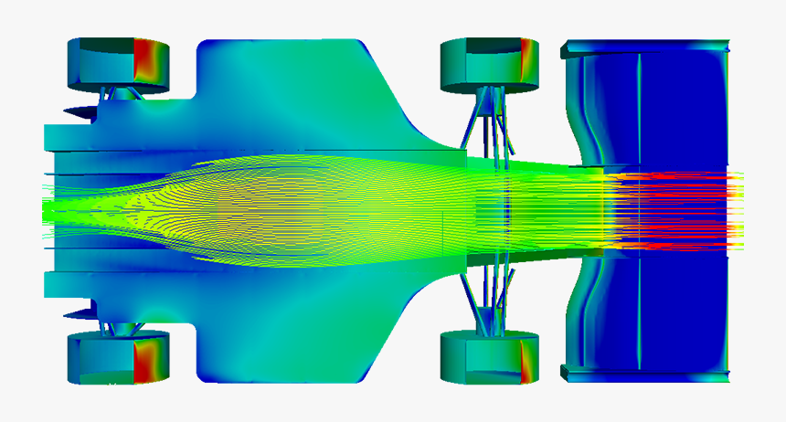 Formula Student Race Car Airflow From The Front Wing - Undertray ...