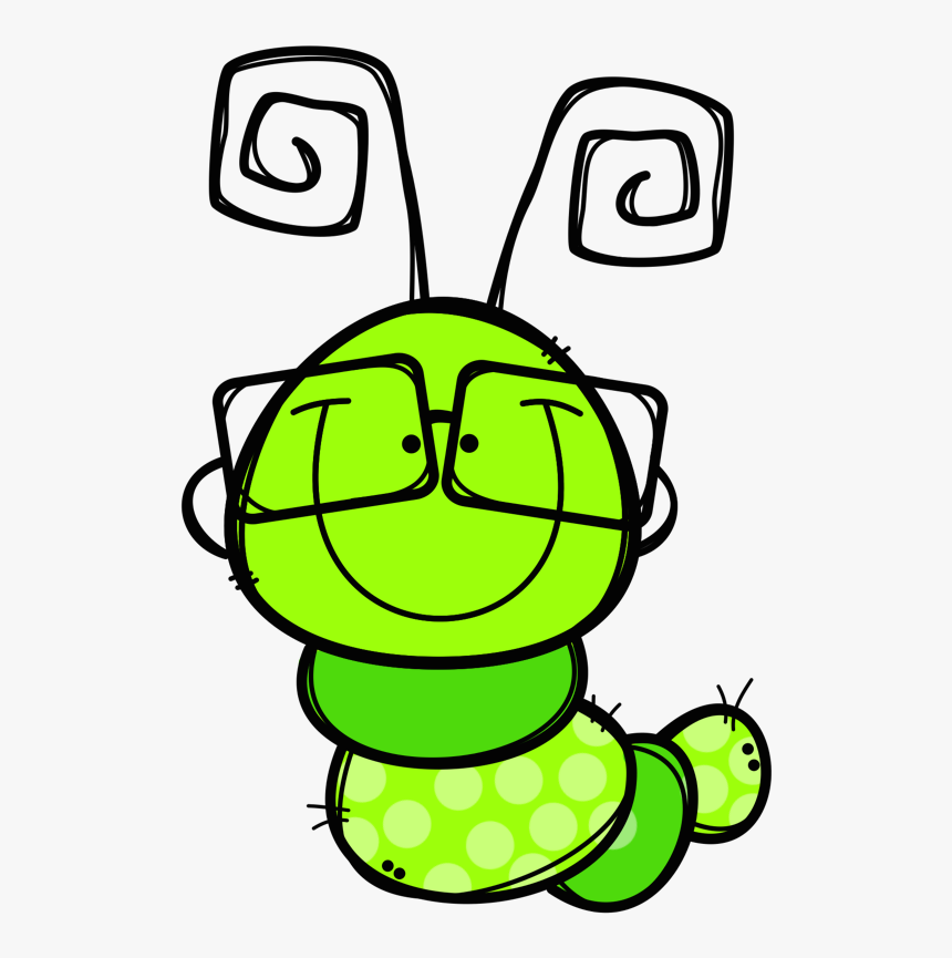 Book Worm Clip Art, HD Png Download , Transparent Png Image - PNGitem