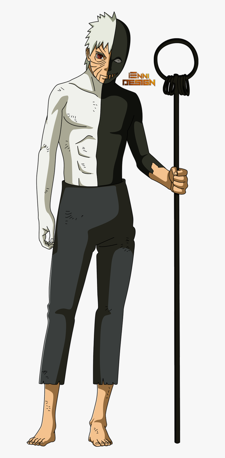Obito Uchiha By Iennidesign - Obito Uchiha Black Zetsu, HD Png Download ...