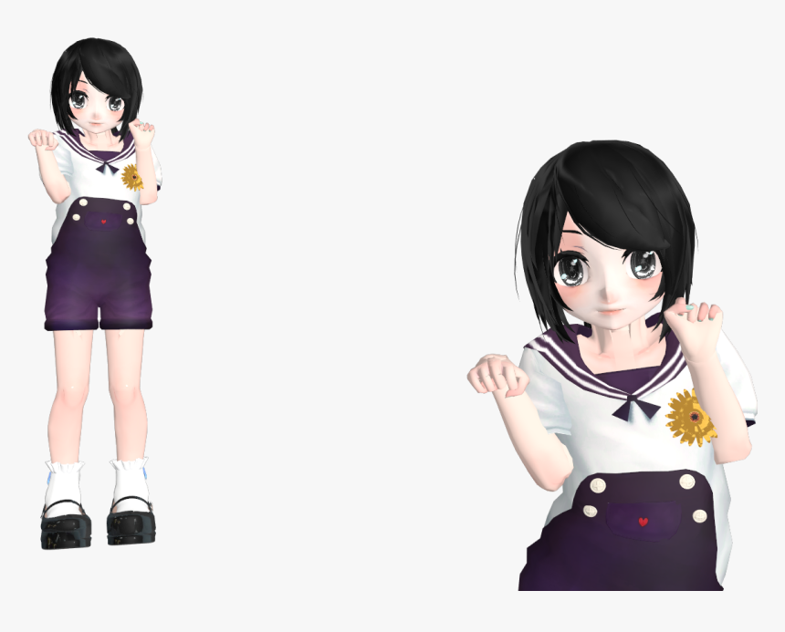 Mmd Chibi Yandere Chan, HD Png Download , Transparent Png Image - PNGitem