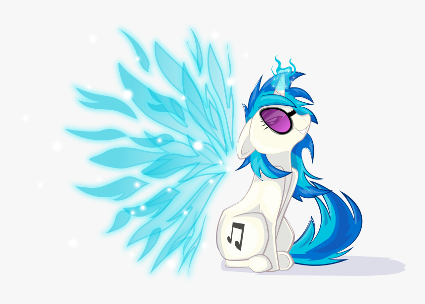 Music Note Clipart Transparent Background - My Little Pony Dj Pony ...