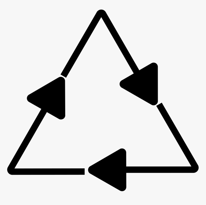 Recycle Triangle - Triangle Recycle Icon, HD Png Download , Transparent ...