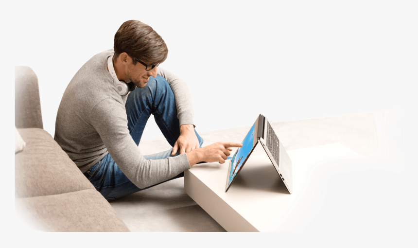 People Using Laptop Png, Transparent Png , Transparent Png Image - PNGitem