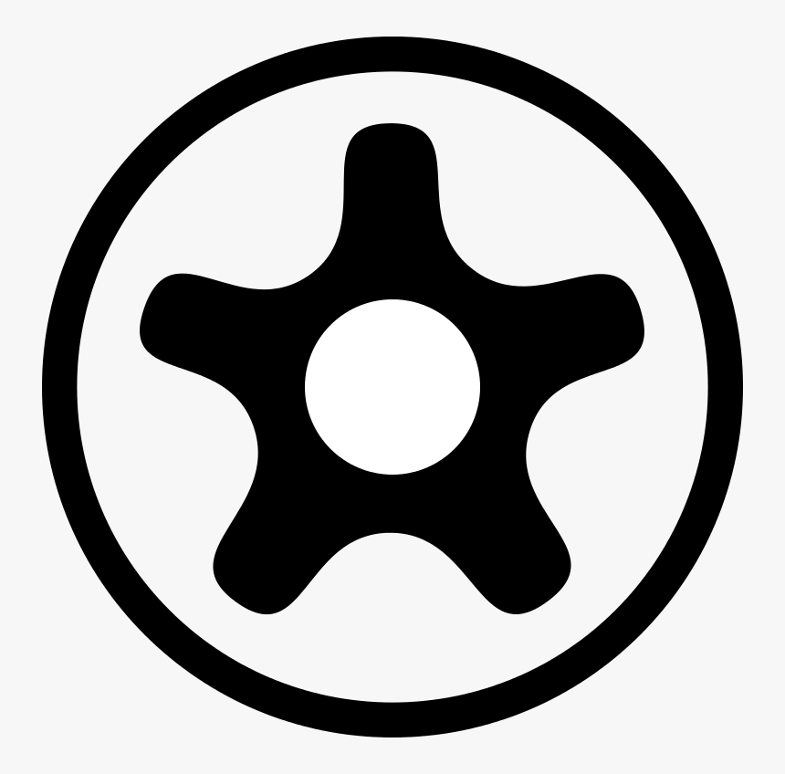 Torx Mit 5 Ecken, HD Png Download , Transparent Png Image - PNGitem