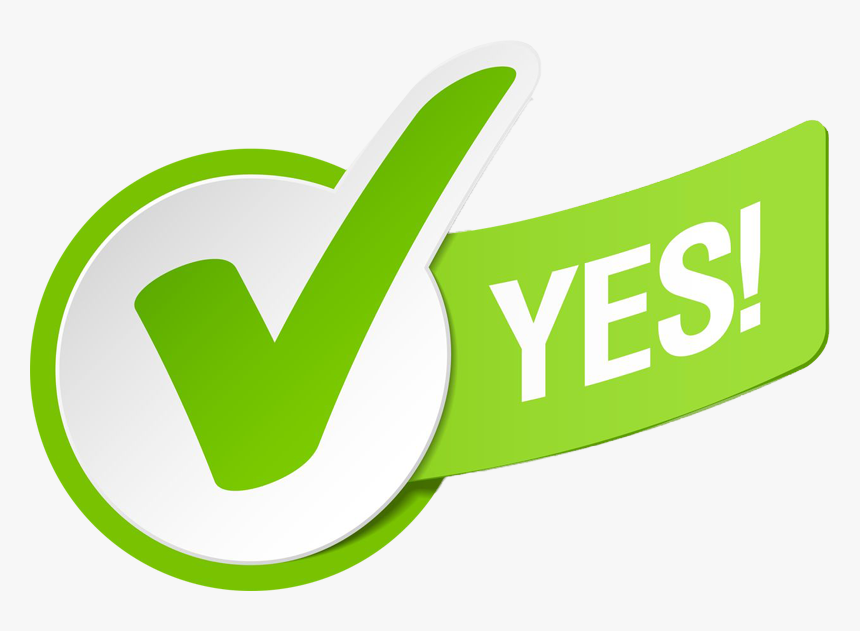Yes Clipart, HD Png Download , Transparent Png Image - PNGitem