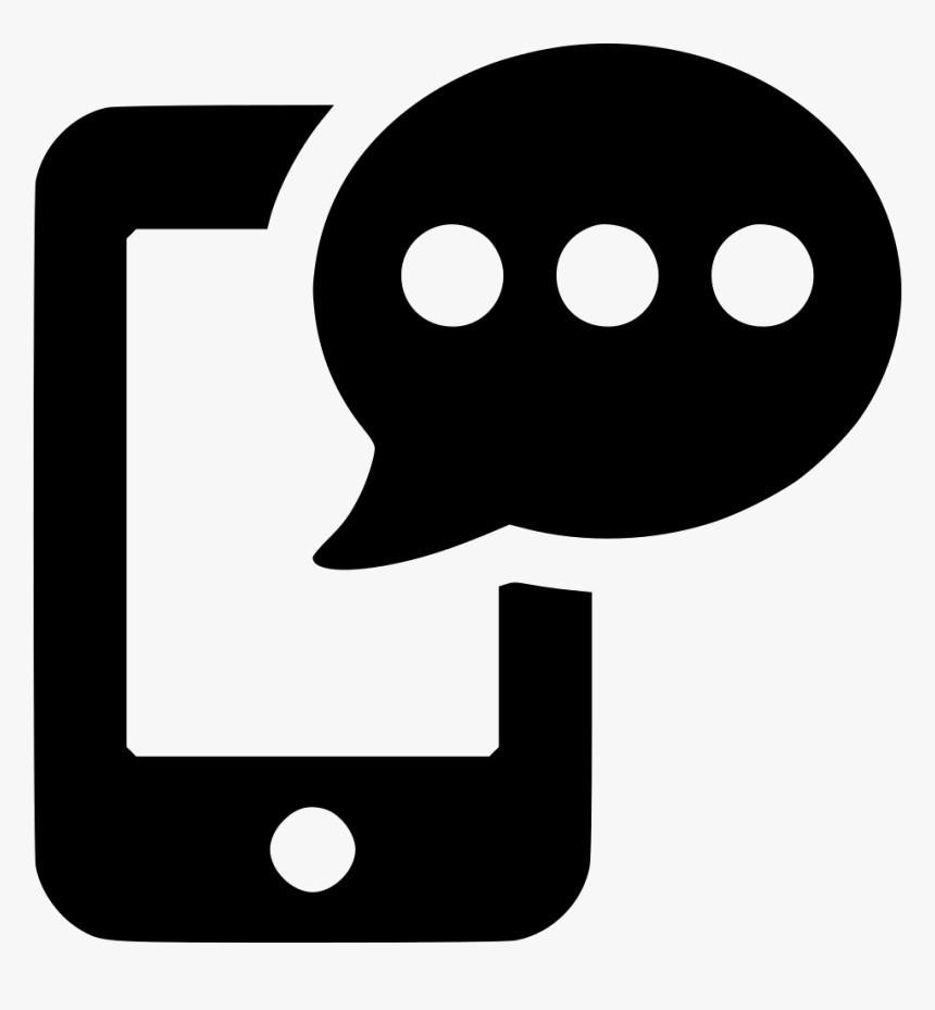 Phone Chat Bubble, HD Png Download , Transparent Png Image - PNGitem