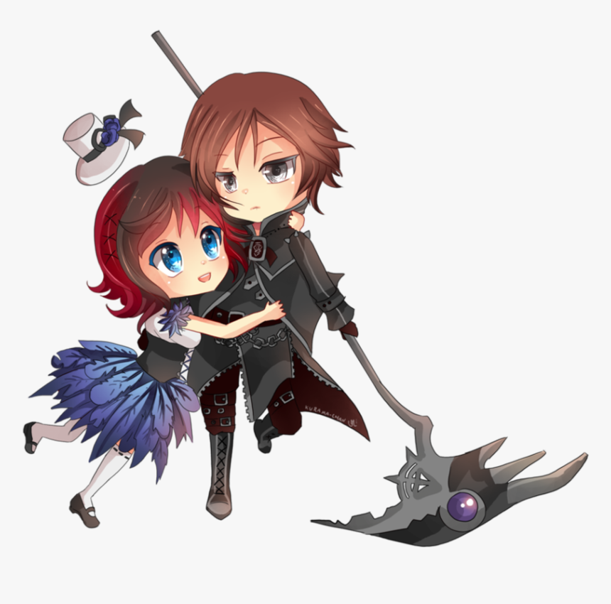 Chibi Couple Commission For Darkehlicious 02 By - Chibi Couple ...