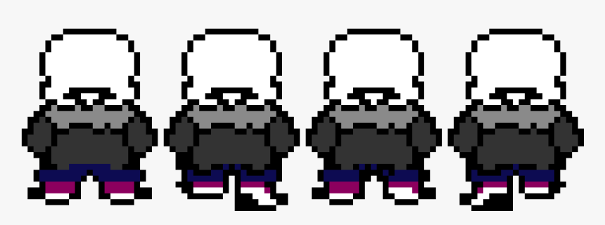 Sans Turned Around Sprite, HD Png Download , Transparent Png Image ...