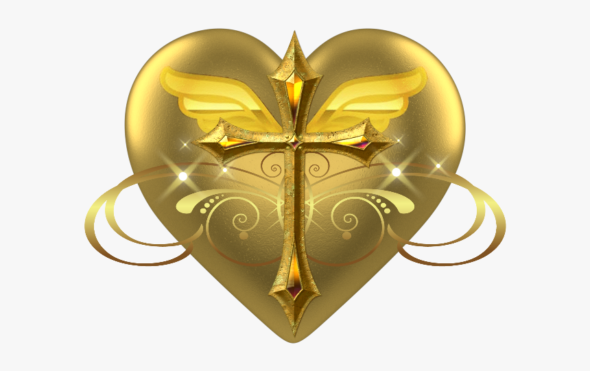 Cross And Wings And Heart