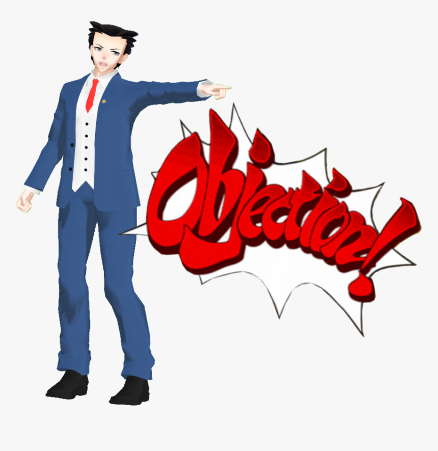 Transparent Phoenix Wright Png - Phoenix Wright Objection Png, Png ...