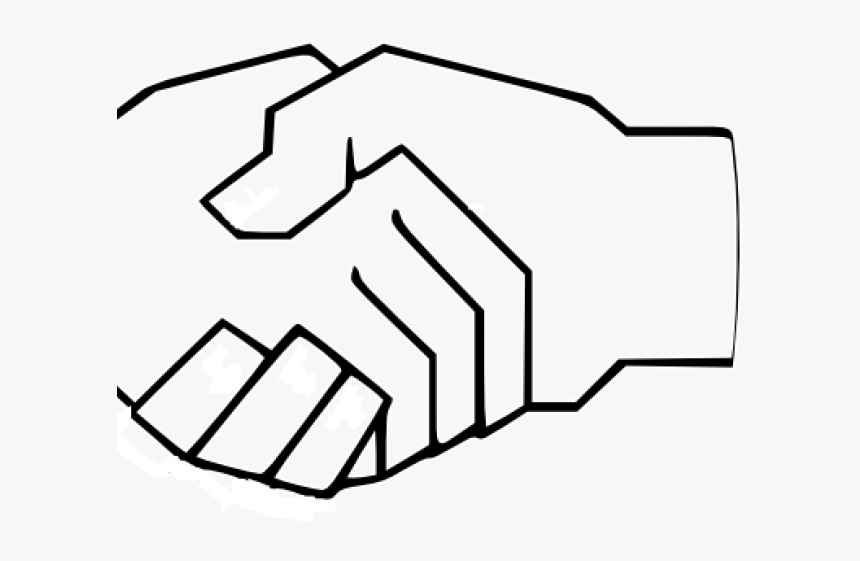 Draw A Hand Shake, HD Png Download , Transparent Png Image - PNGitem
