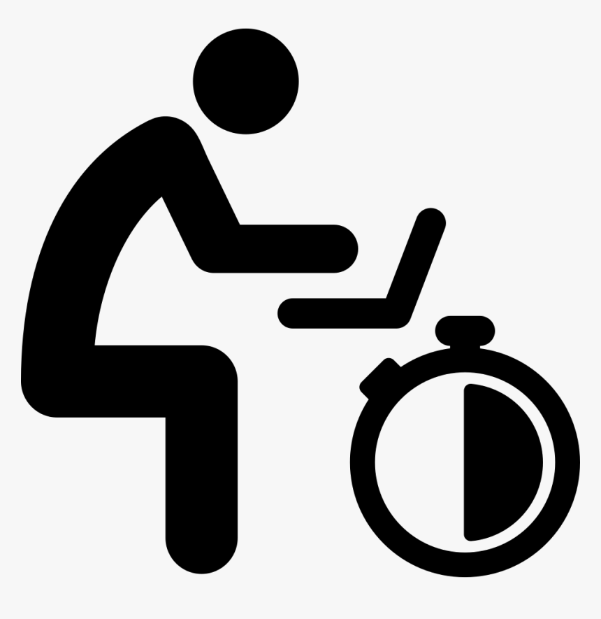 Online Job Search Comments - Full Time Worker Icon, HD Png Download ...