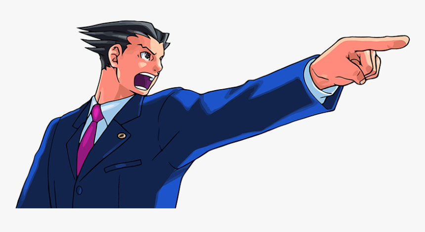 Image For Founder & - Phoenix Wright Objection Pose, HD Png Download ...