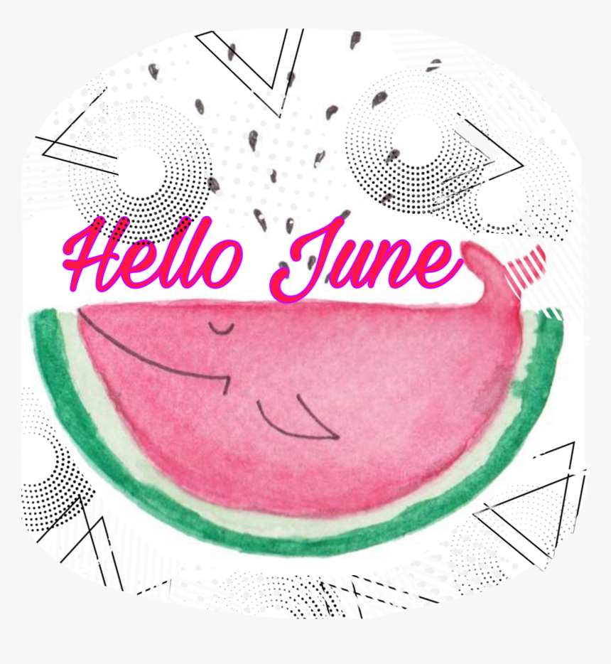 #hellojune #watermelonvibes #freetoedit - Watermelon, HD Png Download ...