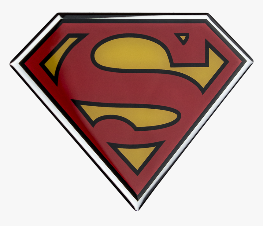 Superman Logo Classic Lensed Emblem - Logo Super Man, HD Png Download ...