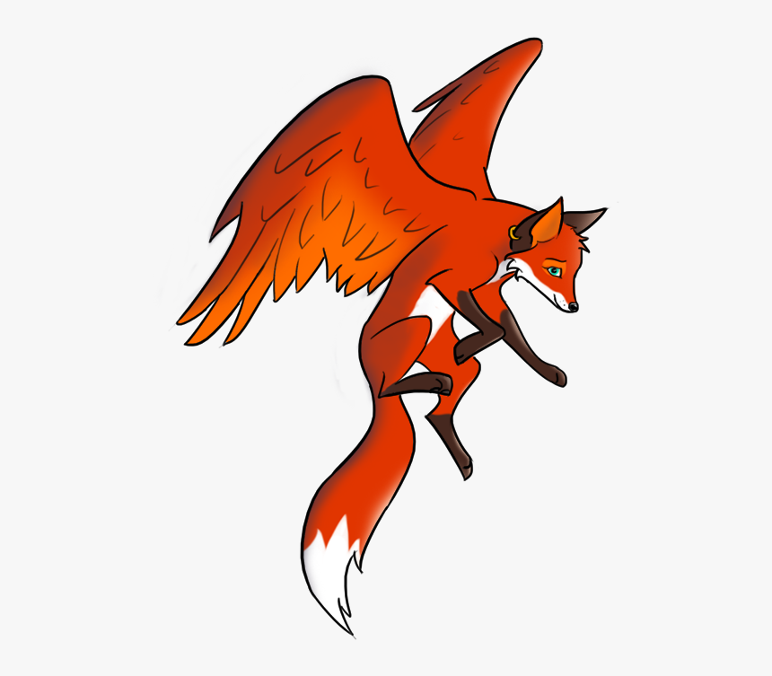 Anime Fox With Wings