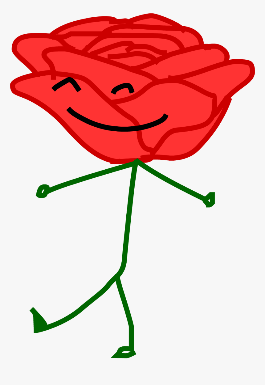 Dice Clipart Singular - Bfdi Rose, HD Png Download , Transparent Png ...