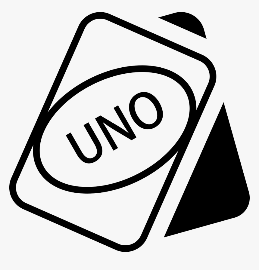 Uno Logo Png Black, Transparent Png , Transparent Png Image - PNGitem