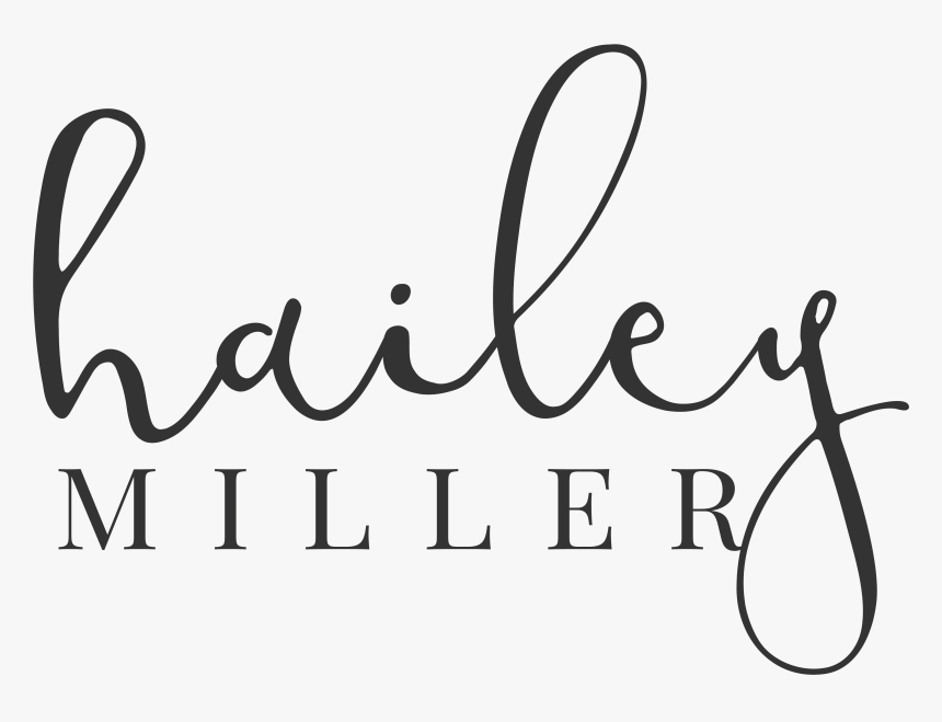 Hailey Miller - Calligraphy, HD Png Download , Transparent Png Image ...