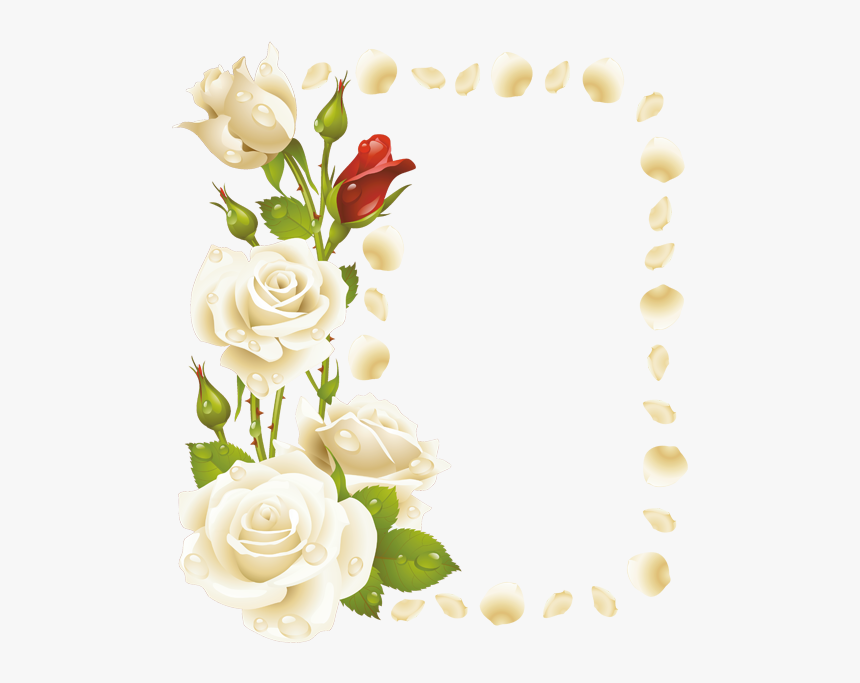 Rose Vine Border Clip Art, HD Png Download , Transparent Png Image ...